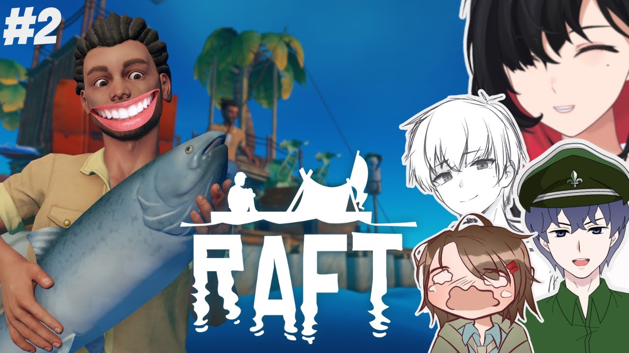 🔴【 RAFT 】#2 Digigit Hiu Sakit Ga Bang? W/ @Hyankoo @squadskull ...