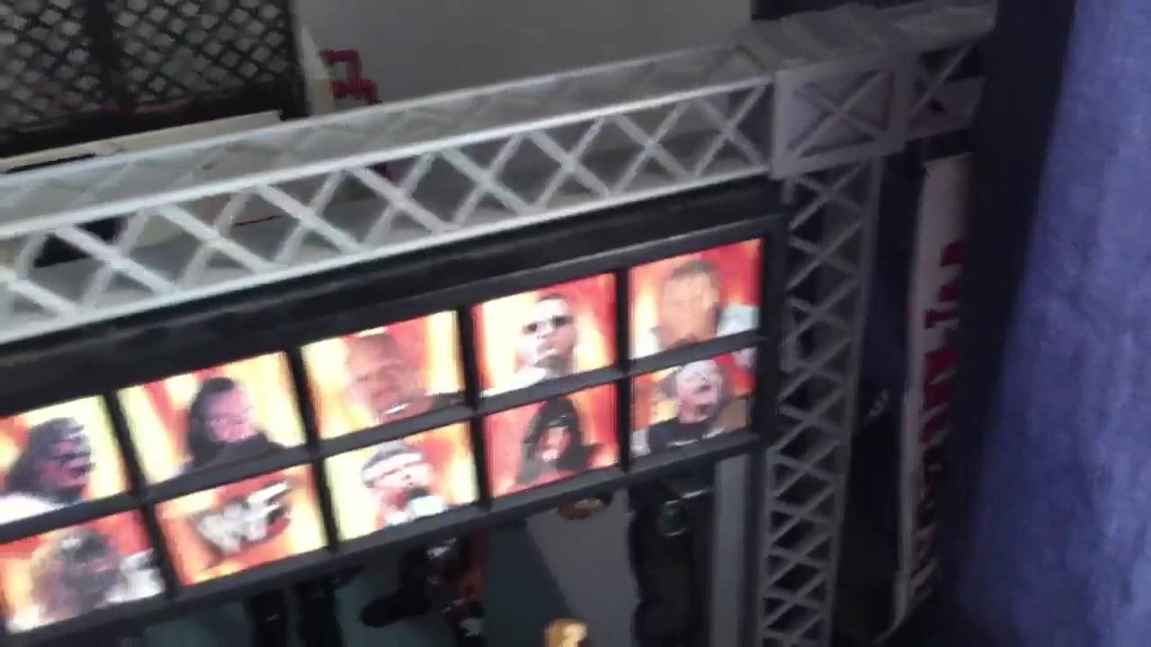 My Titantron Live Attitude Era Figure Setup - YouTube