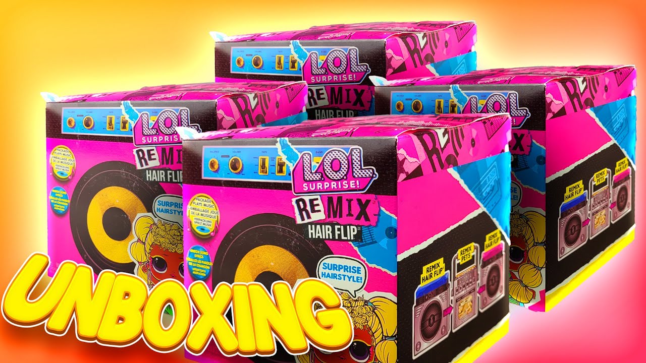 LOL Surprise Hair Flip REMIX Unboxing! | Can you guess what's inside ...