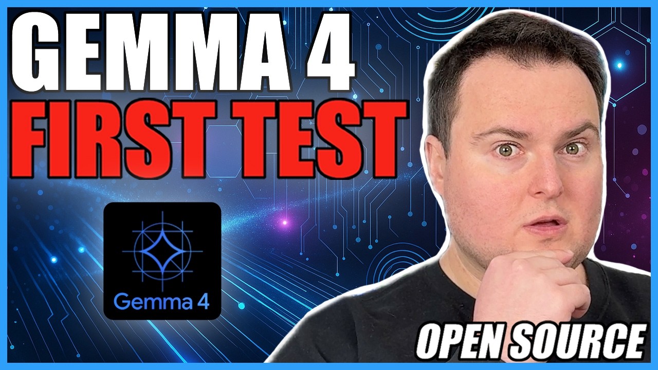Gemma 4 Is HERE – Testing Google’s New 26B & 31B Open Models! - YouTube