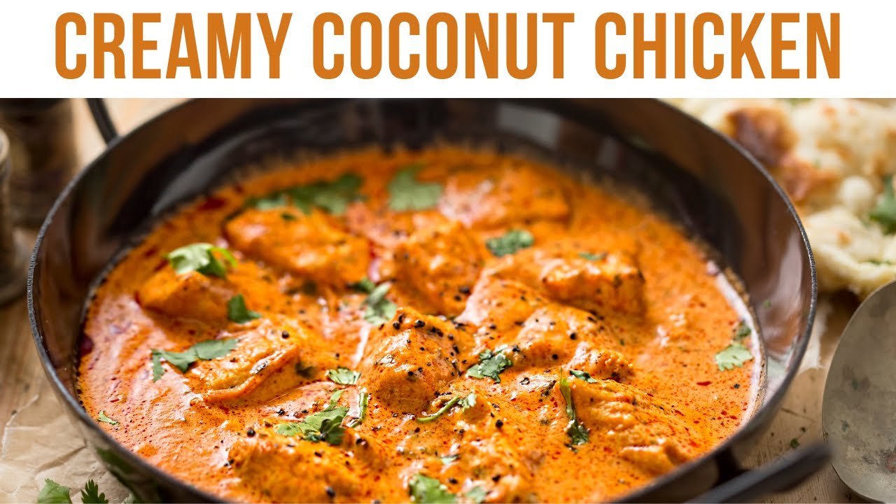 Creamy Coconut Chicken | Creamy Coconut Chicken Recipe | Bitrecipes ...