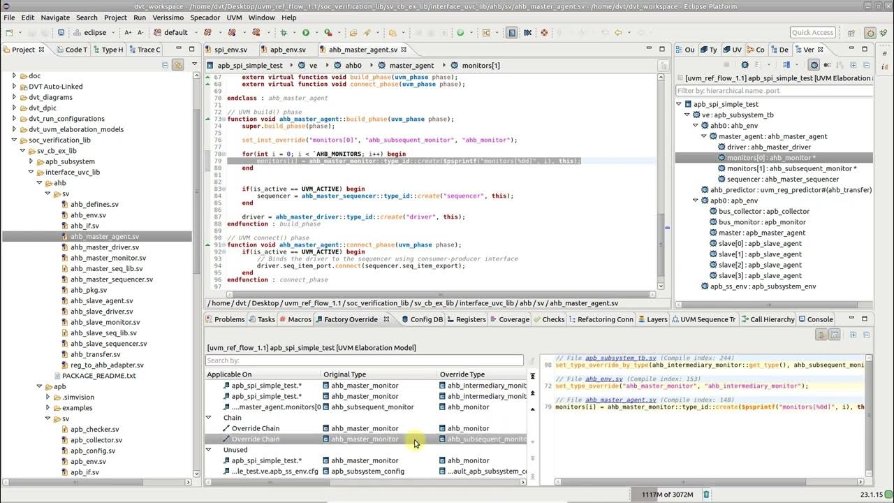 Runtime UVM Elaboration in the DVT Eclipse IDE - YouTube