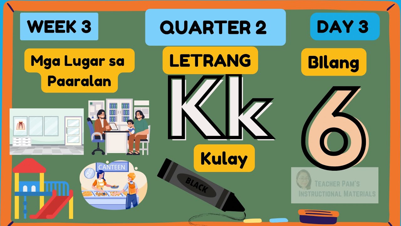 Kinder Deped Matatag | Quarter 2 | Week 3 | Day 3 | Mga Lugar sa Paaralan | Teacher Pam - YouTube