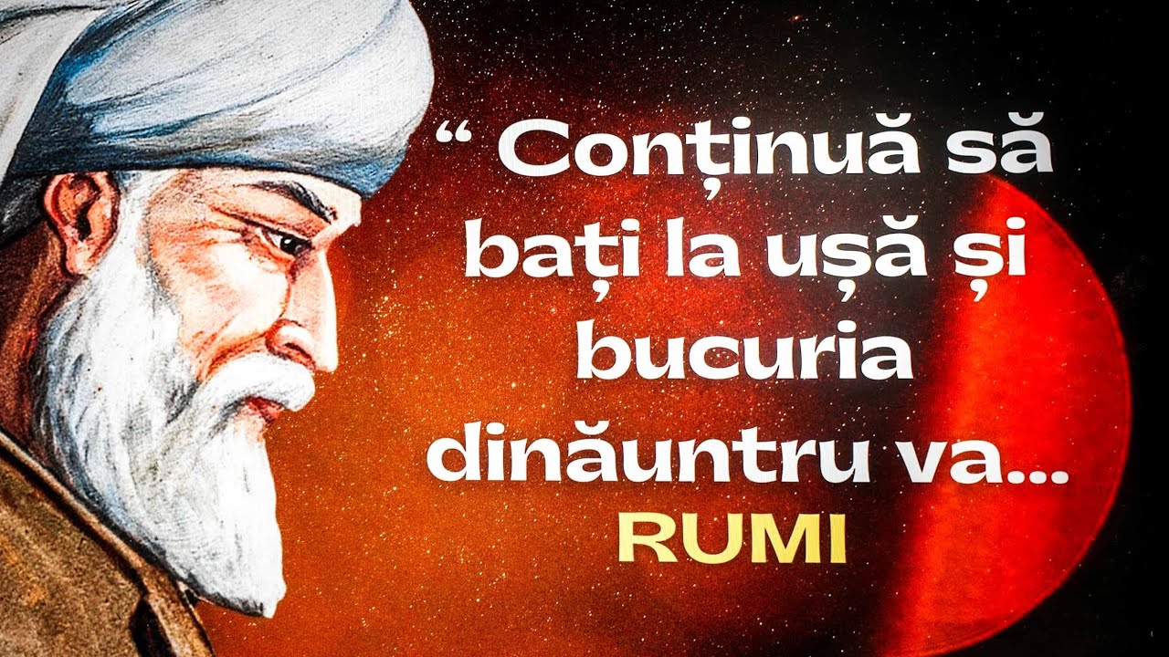 RUMI - CITATE CELEBRE DE DRAGOSTE - YouTube