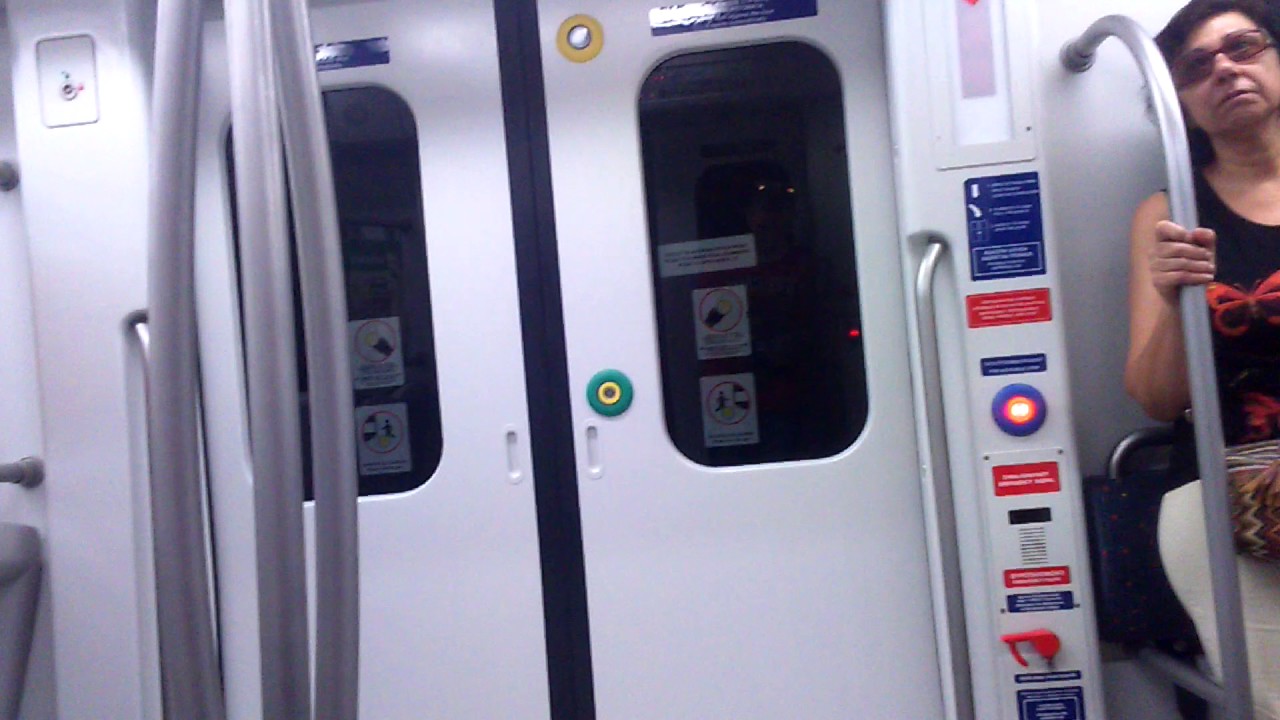 Athens metro ride from agia marina to eleonas station - YouTube