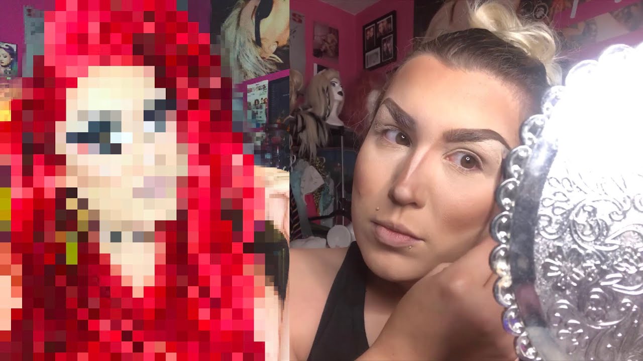 Red for filth Look | Tragic Glamour Tuesday - YouTube