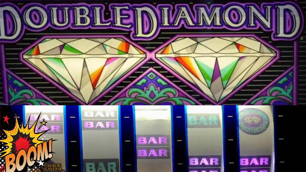 Classic Double Diamond Old School 5 Reel Slot *Line Hits & Free Games ...