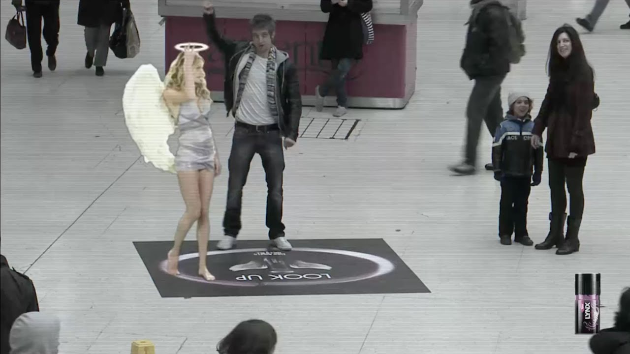Lynx 'Angel Ambush' Augmented Reality Digital Outdoor Campaign | Grand ...