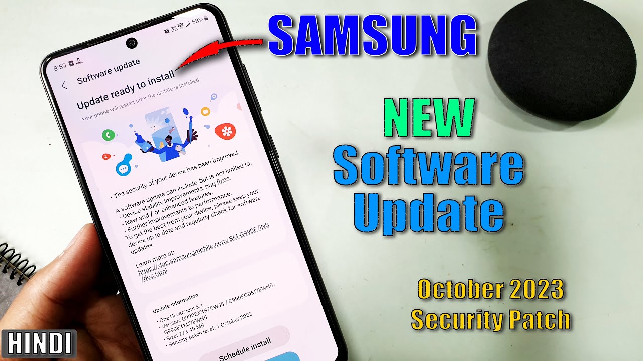 Samsung Software update - October 2023 Security Patch - One ui 5.1 ...