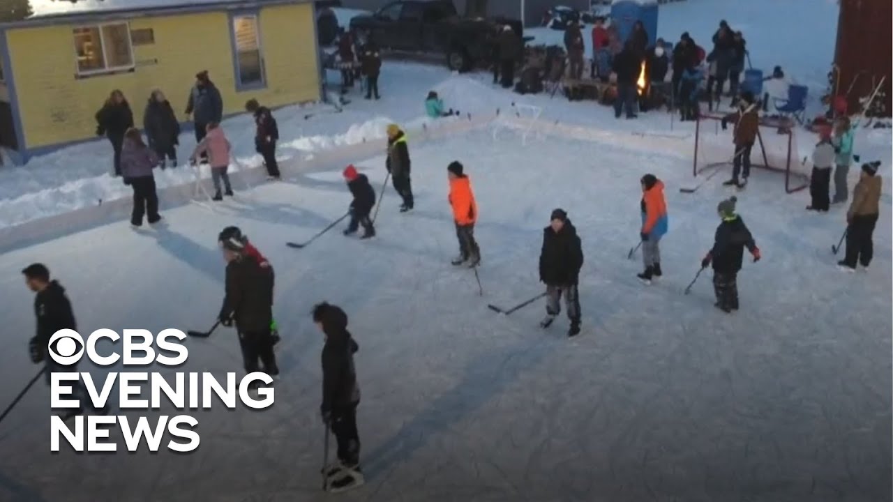 Michigan neighbors build memories at ice rink - YouTube