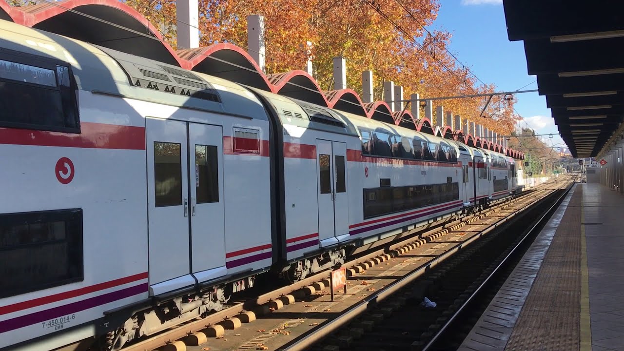 Serie 450 en Delicias - Cercanías Renfe: Madri - YouTube