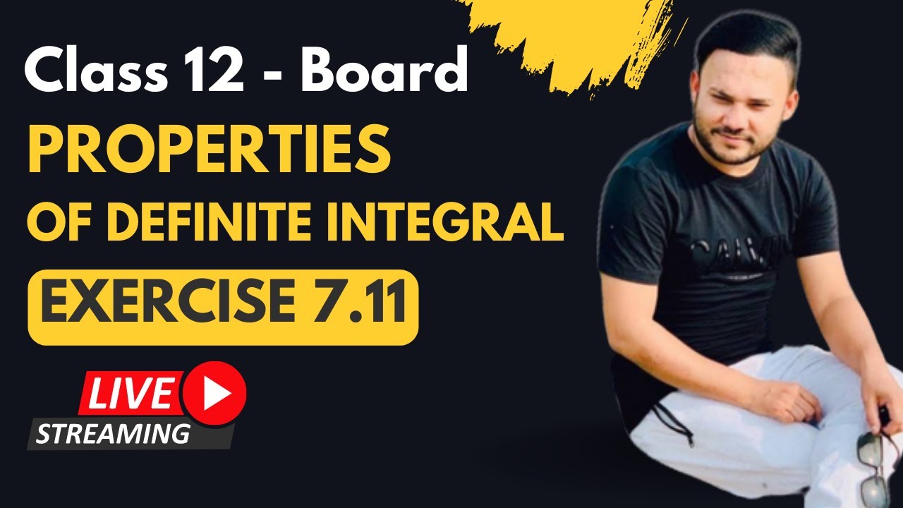 Integration Ex 7.11 Q1 To Q10 | lec 23 | Class 12 || Chapter 7 ...