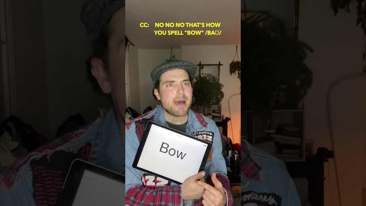 BOW vs BOUGH vs BOW - YouTube