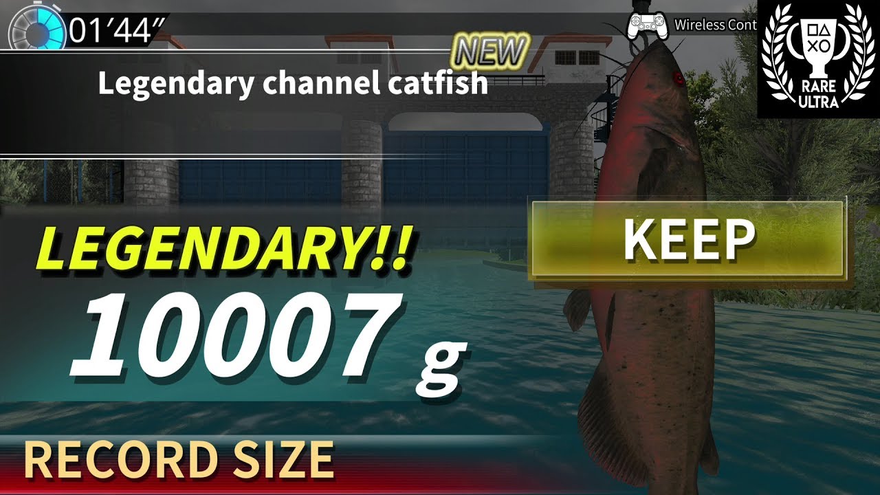 Legendary Fishing - Legendary Catfish Fisher Trophy / Achievement - YouTube