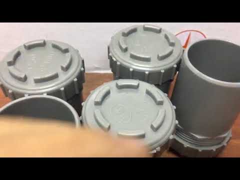 Bít xả ren ngoài/Male threaded clean out phi 60 Bình Minh - YouTube