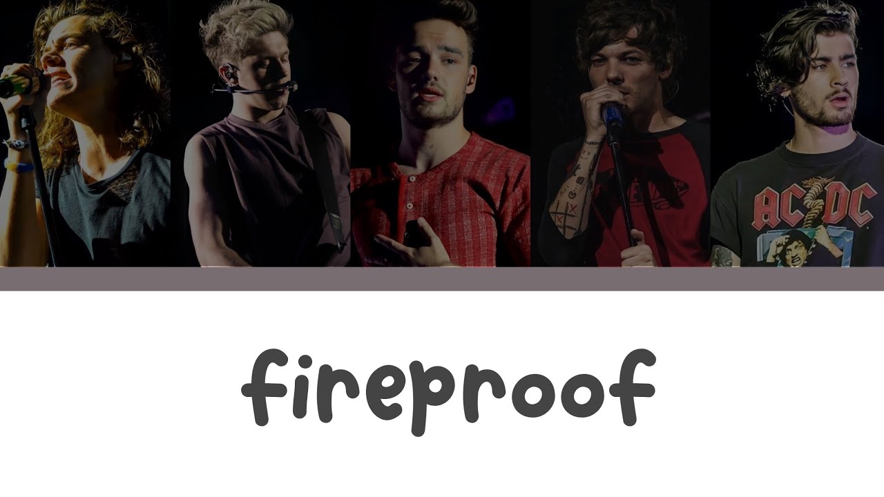 FireProof - One Direction (Lyrics) - YouTube