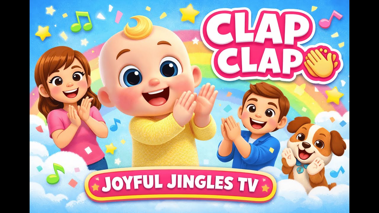 Clap Clap Song 👏 | Fun Action Song for Kids & Toddlers 🎶 | Learn & Play ...