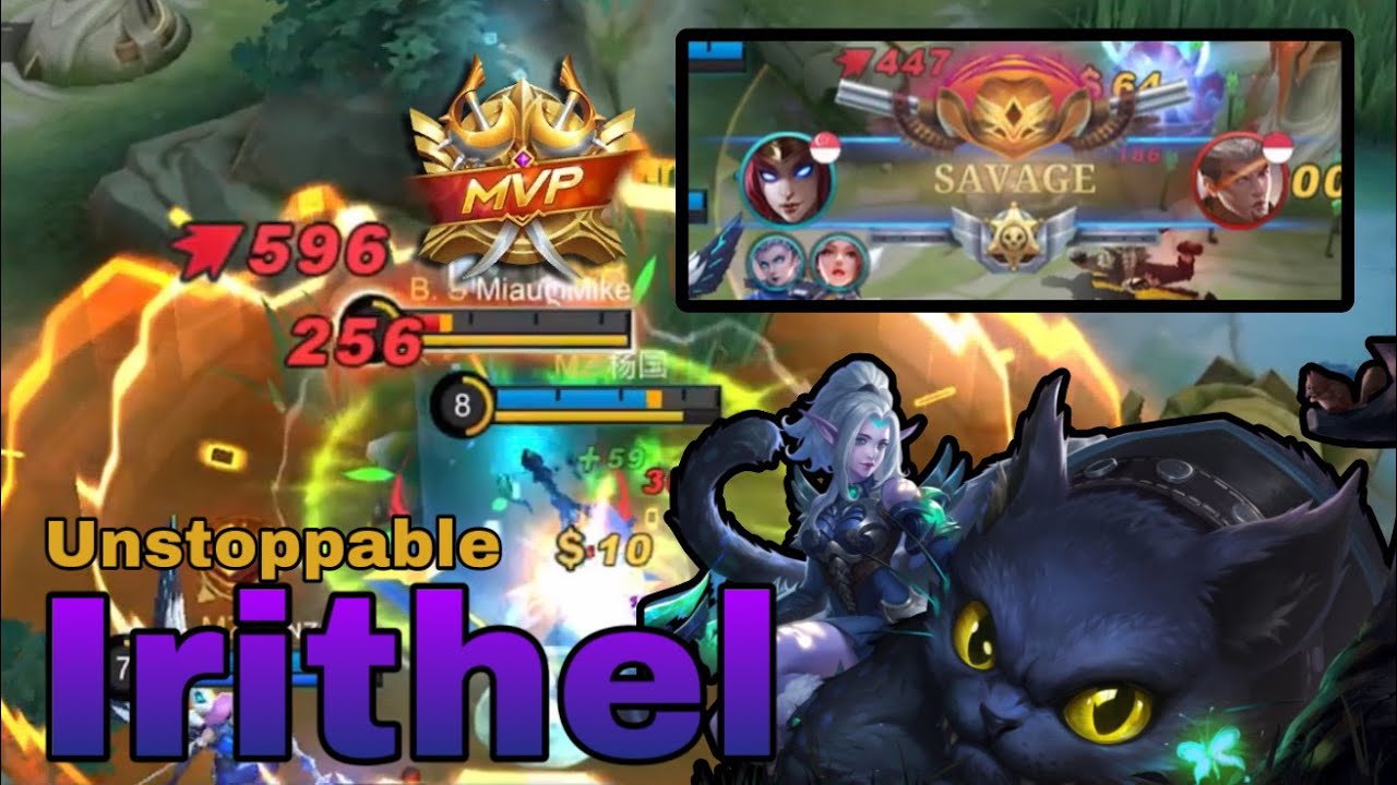 Irithel SAVAGE! Best build perfect gameplay | MLBB Gameplay - YouTube