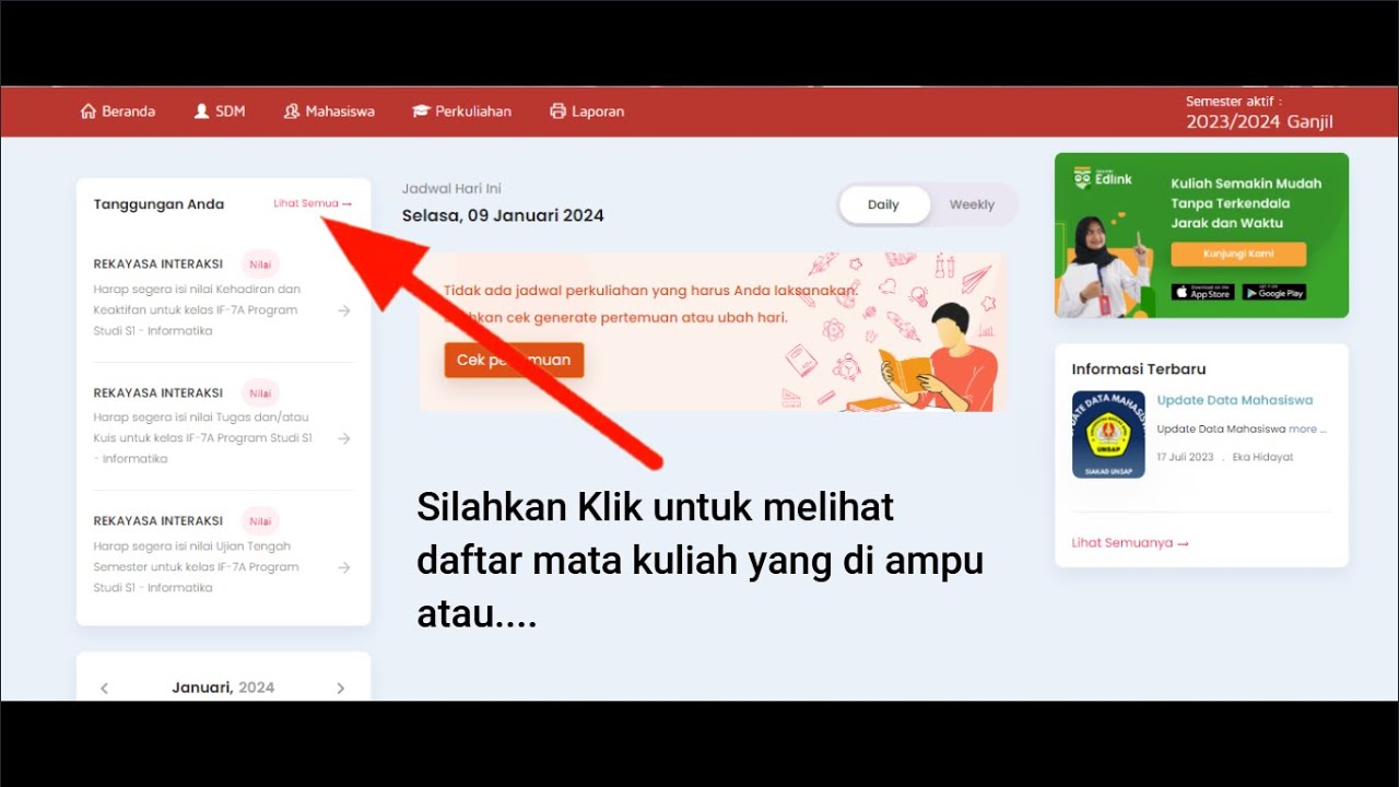 TUTORIAL PENGISIAN NILAI DAN MENCETAK DAFTAR NILAI DI SIAKAD BAGI DOSEN ...