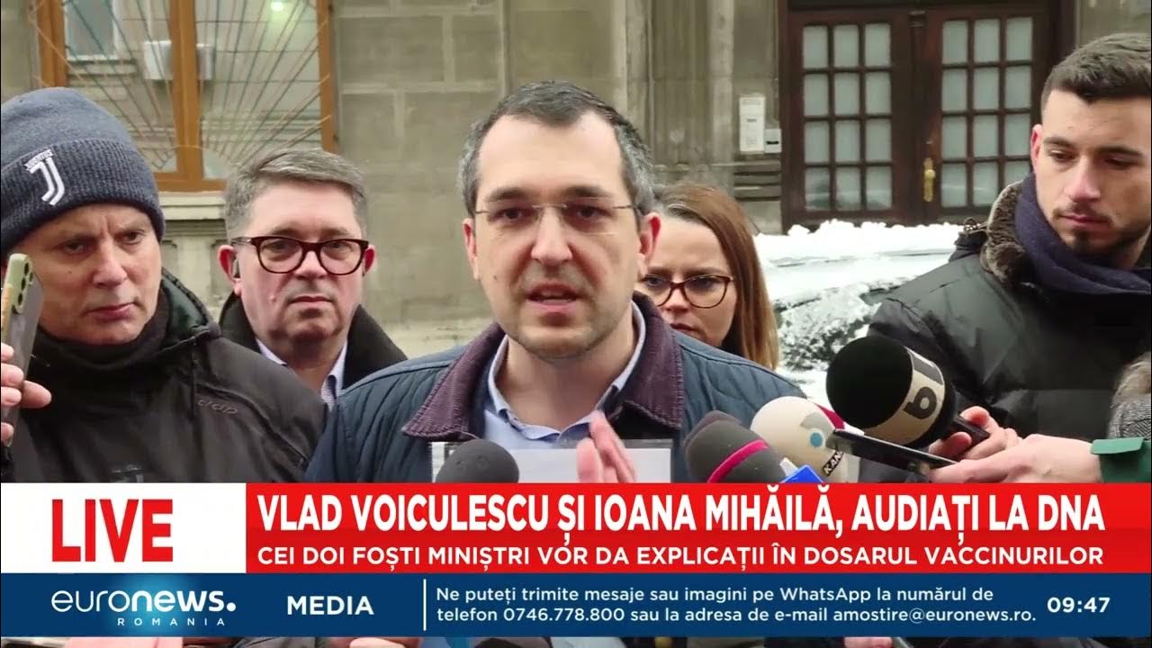 Vlad Voiculescu, audiat la DNA în dosarul vaccinurilor: ”Nu au fost deciziile mele” - YouTube