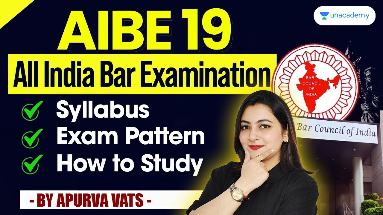 AIBE 19 (All India Bar Exam): Syllabus, Exam Pattern, and Study Tips | Apurva Vats - YouTube
