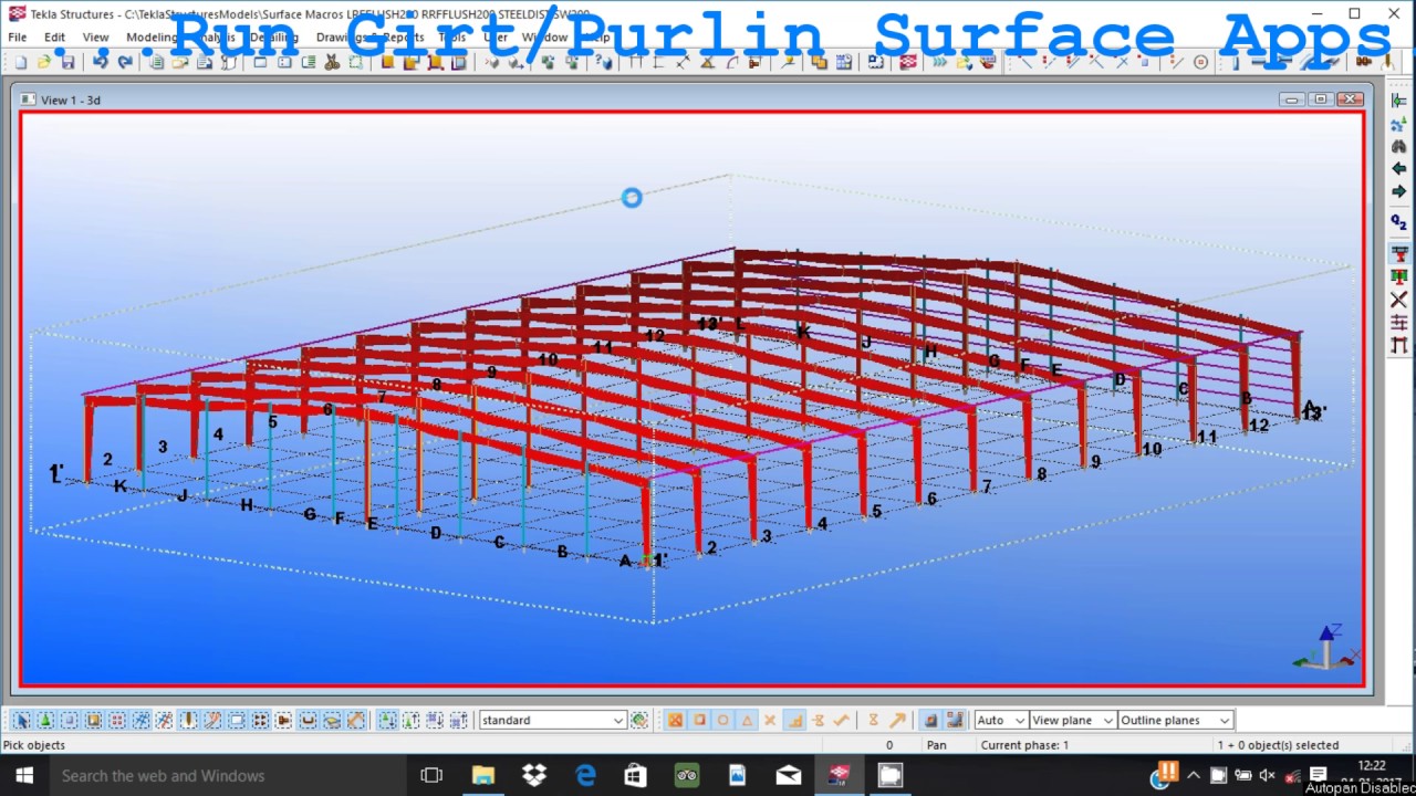PEB Automation in Tekla Structures - YouTube
