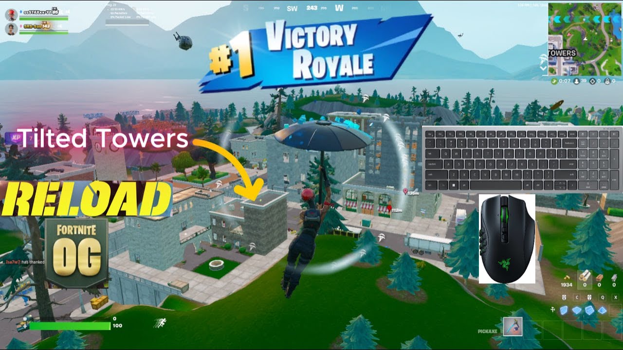 Fortnite Reload OG Gameplay 🎯 Landing At Tilted Towers 🏆 - YouTube