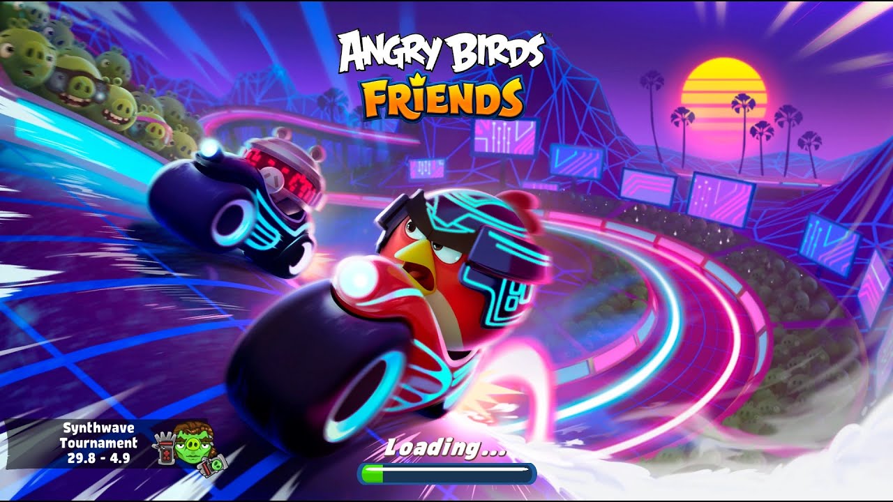 Angry Birds Friends. Synthwave. All levels 3 stars. Passage from Sergey ...