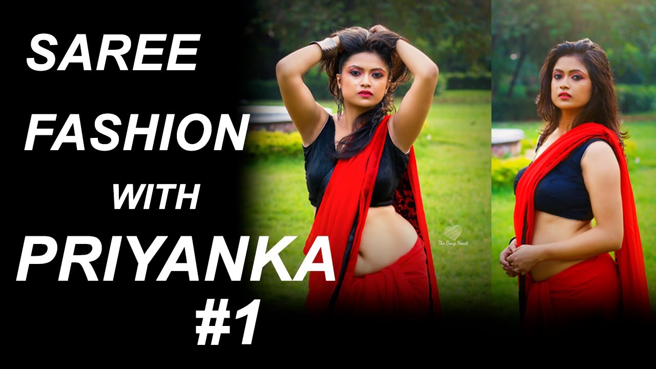 Saree Fashion | Bong Naari Priyanka in Red Saree | Episode 1 | The Bong ...