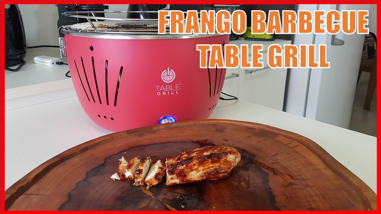 FRANGO BARBECUE - TABLE GRILL - SEM FUMAÇA - YouTube