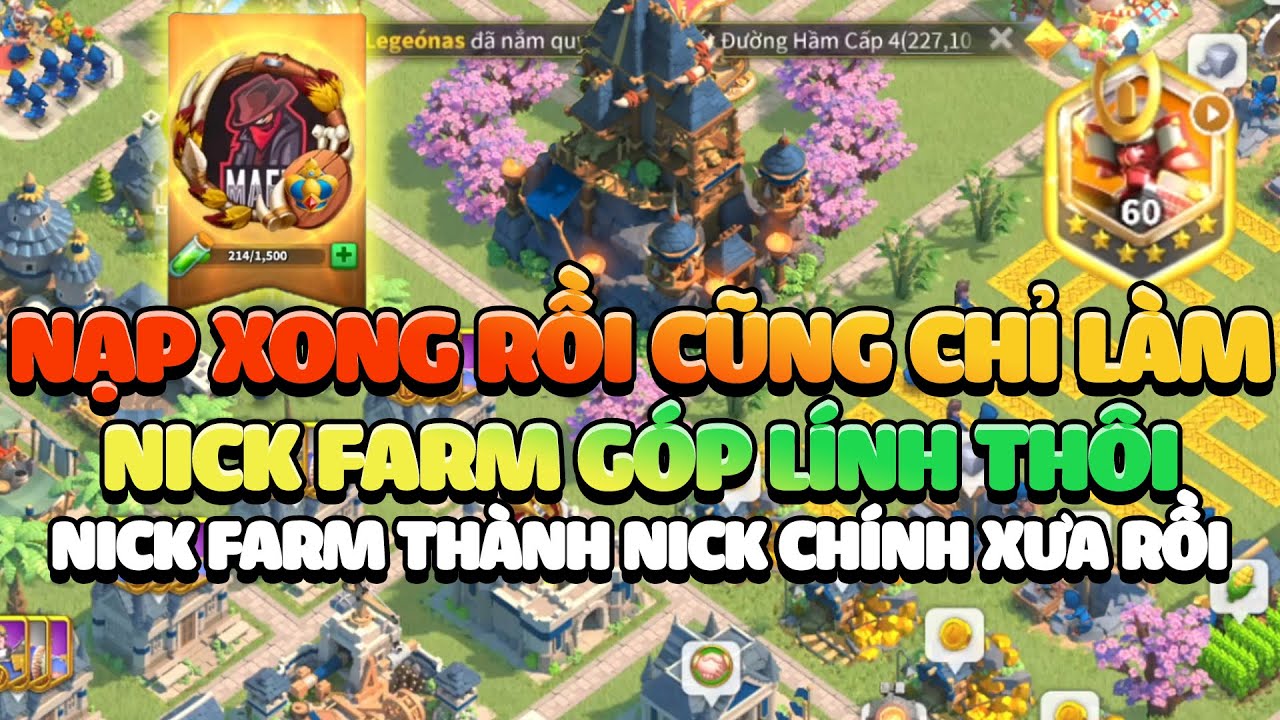 SỐC Trước Tình Trạng Nick Chính Đột Nhiên Thành Nick Farm Ở KvK 2 Trong ...