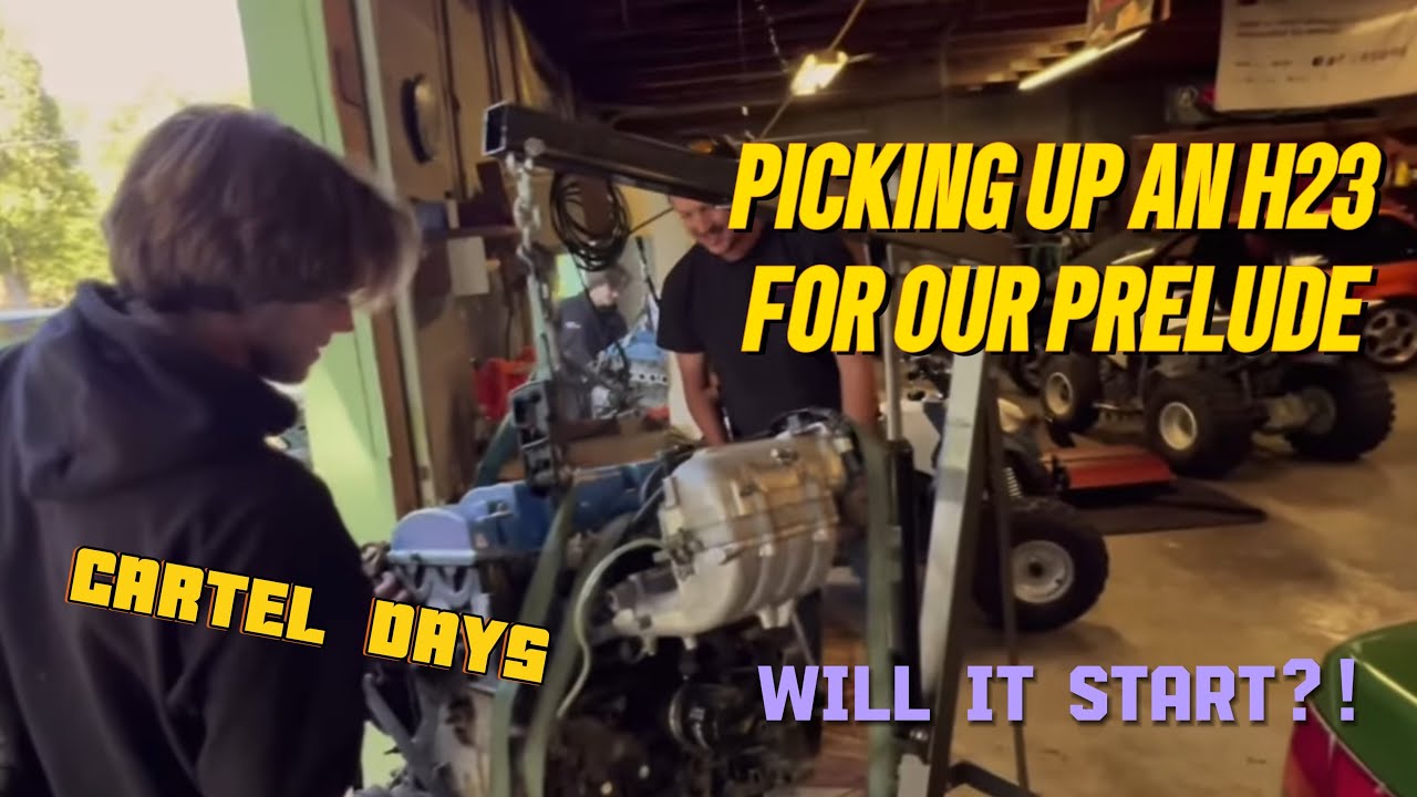 We Picked Up An H23 Engine For Our Honda Prelude! - YouTube