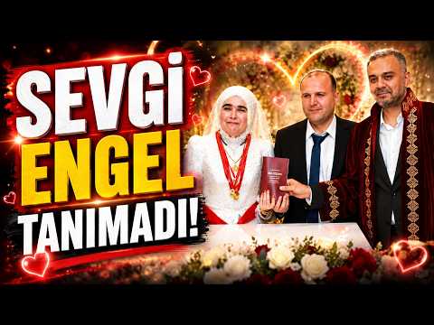 Kahramanmaraş'ta sevgi engel tanımadı: Görme engelli iki öğretmen dünya evine girdi.