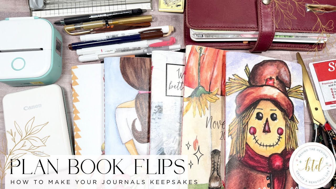 How I Make My Plan Books and Journals Keepsakes Plus A Look At Past ...
