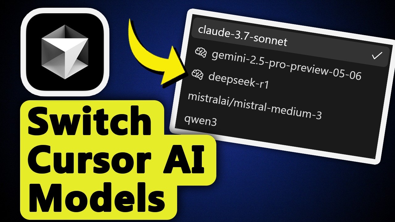 How to Change Models in Cursor - YouTube