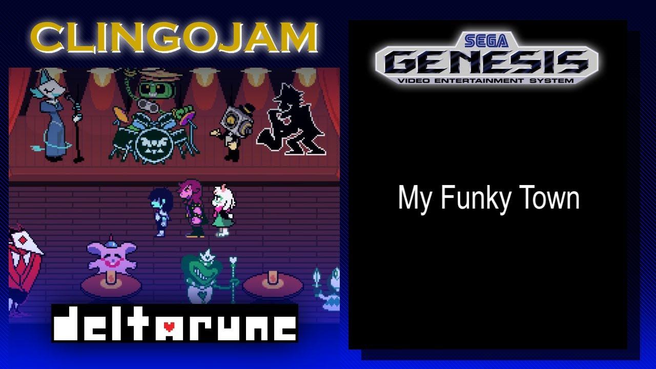 My Funky Town - Deltarune (SEGA Genesis / YM2612 + SN76489) - YouTube