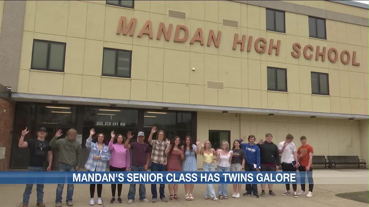 Ten sets of twins in Mandan High School senior class - YouTube