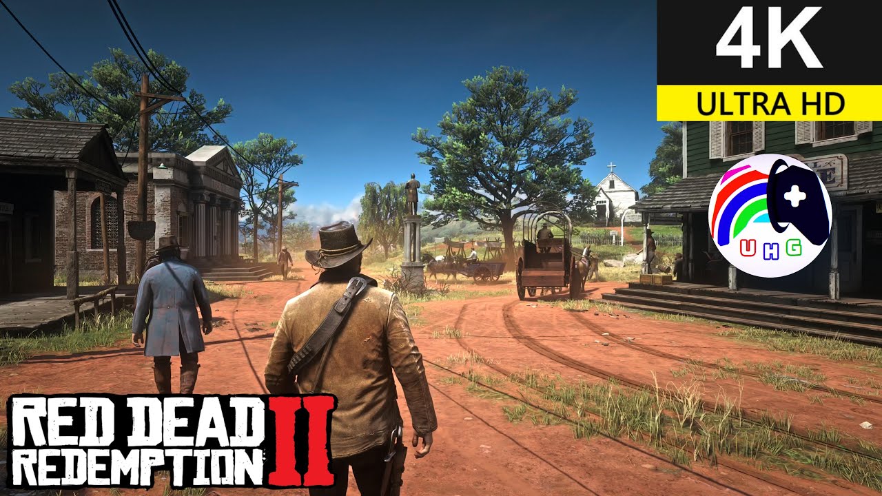 4K HDR RDR2 Ultra Realistic Modded Next-Gen Beautiful Graphics 2024 ...