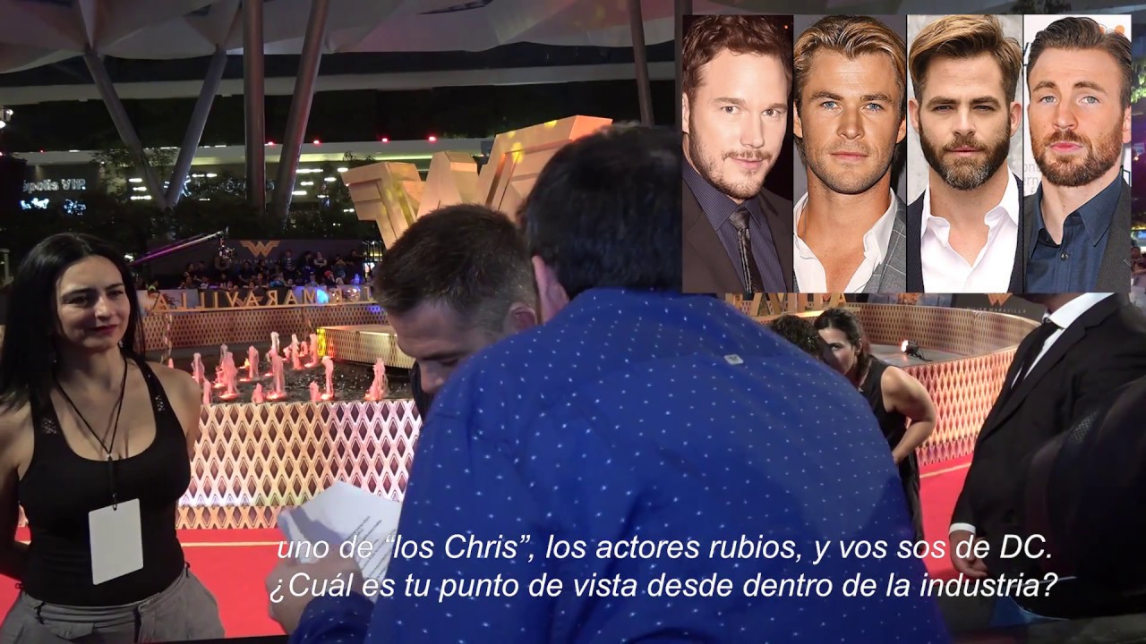 Mujer Maravilla: entrevistas y alfombra roja | Chris Pine (Parte 2 ...