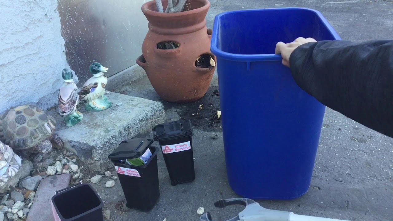 Trash Pack Up (Athens Services) Trash Day With Mini Bins. 2 - YouTube