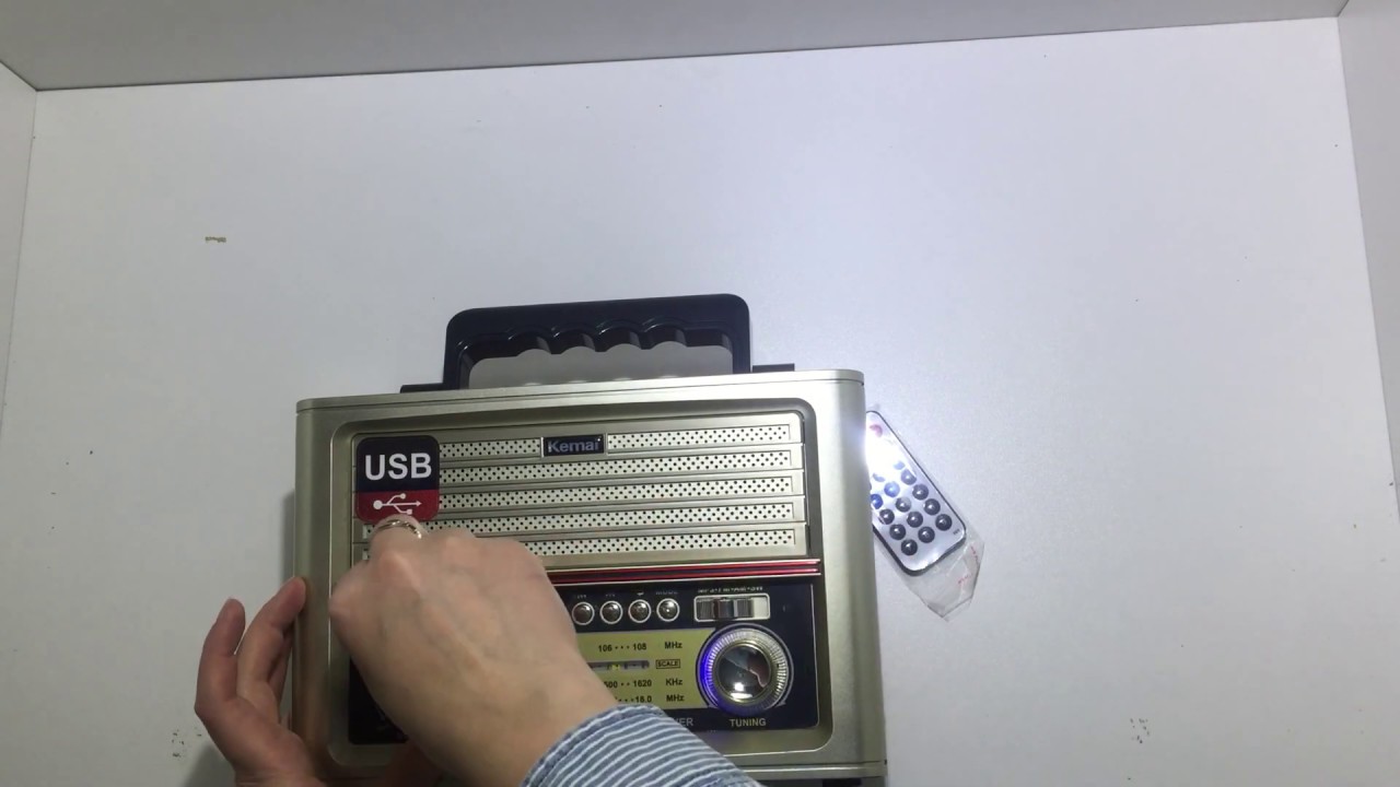 Радиоприемник Ретро KEMAI MD 1705 Bluetooth - YouTube