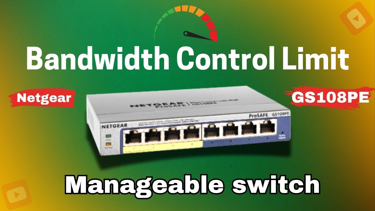 NETGEAR ProSAFE GS108PE Switch | Boost Your Network Performance | QoS ...