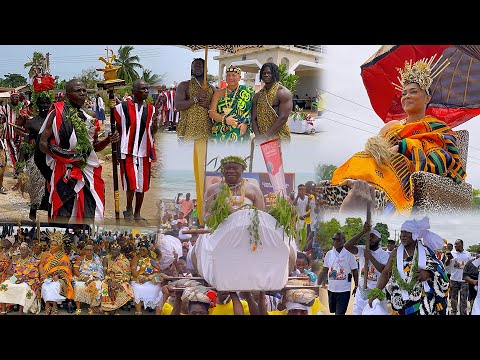 🤩Edina-Elmina Bakatue Festival 2026,Grand Durbar| Chiefs,Queen Mothers Storms in Majestic Palanquins