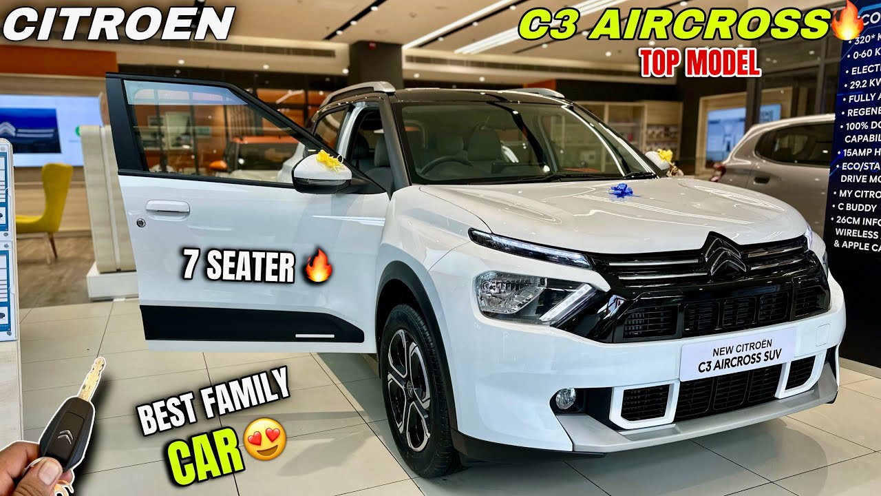 Citroen C3 Aircross 7 Seater 2023🔥| Maxx ( Top Model )😍 - YouTube