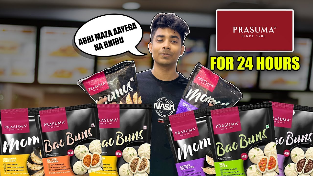PRASUMA for 24 HOURS Challenge | Ready to Eat Food 🔥 ⏱ - YouTube