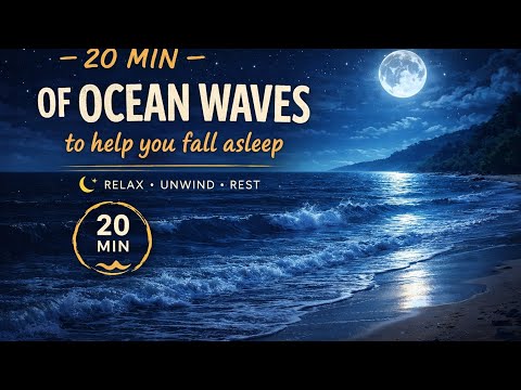 Ocean Waves Ambience 🌊 20 Min Loop Calm Sleep & Relaxation