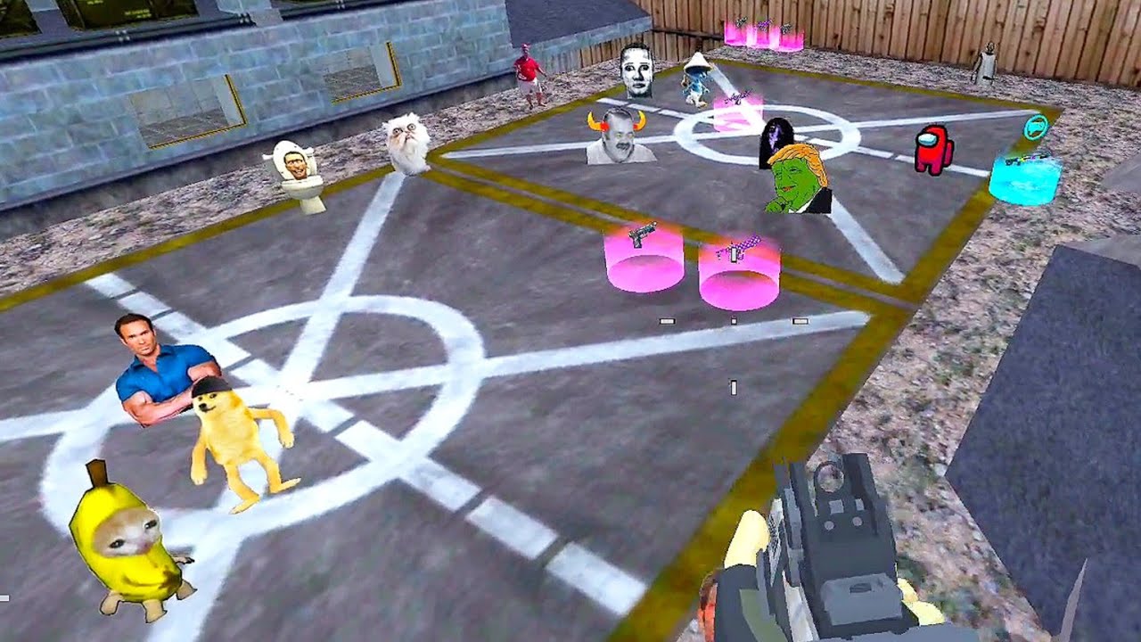 Nextbots Sandbox in Backrooms Shooter Gameplay 128, Sandbox Android ...