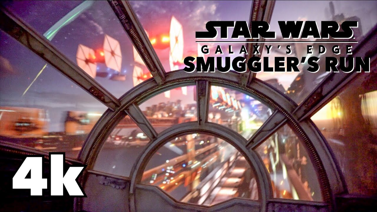 [4k] Smuggler’s Run | Star Wars: Galaxy’s Edge at Hollywood Studios ...