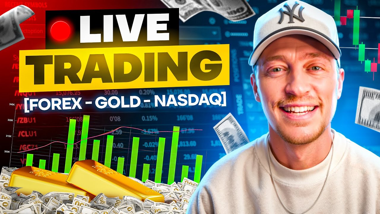 Live Trading Forex, Gold, And Nasdaq (2-0 This Week Already!) - YouTube