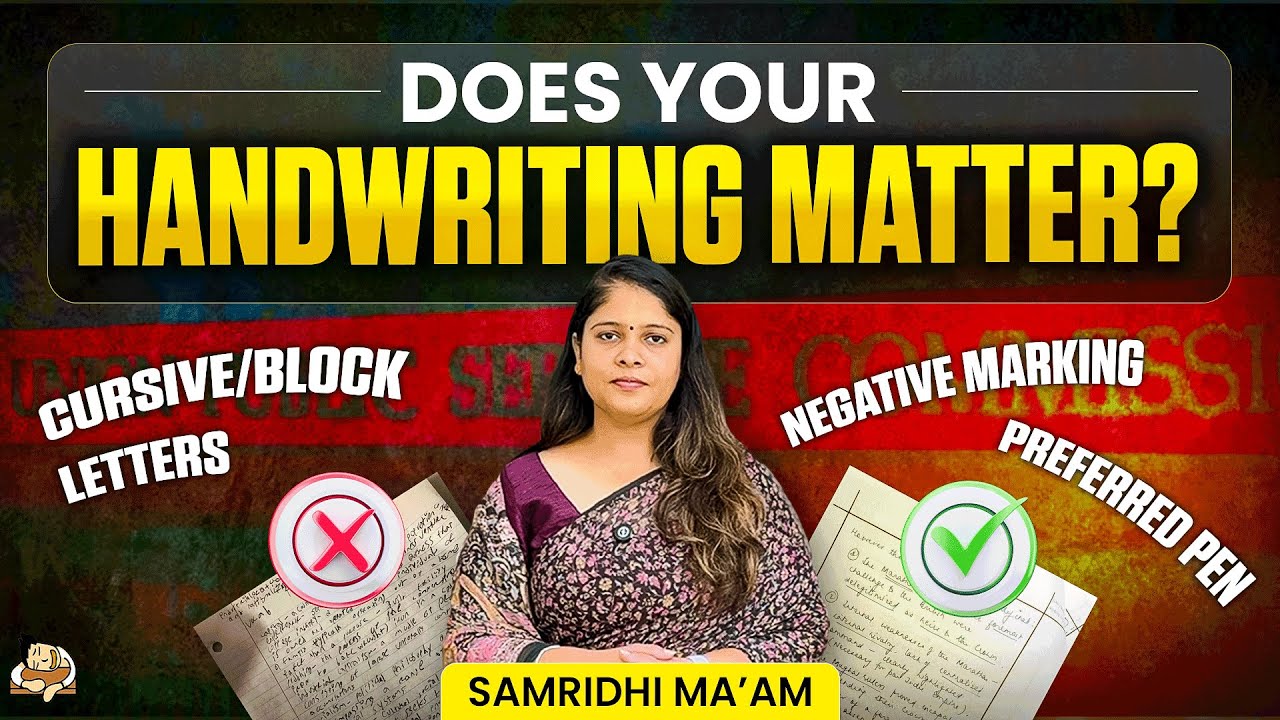 Handwriting for UPSC - How to Improve Handwriting for UPSC Mains 2025 ...